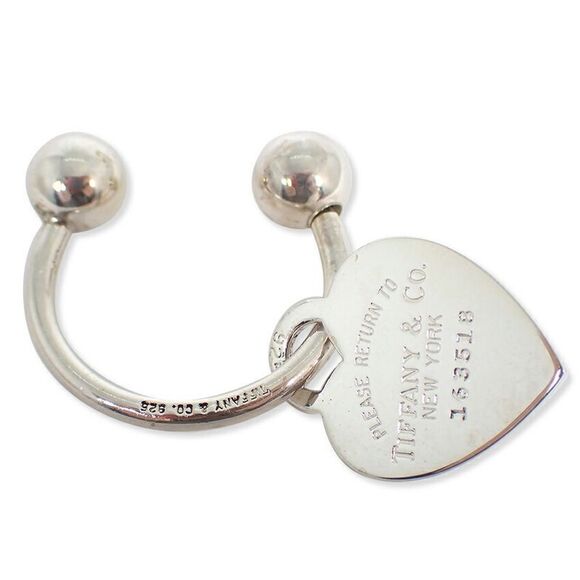 Tiffany & Co. | Jewelry | Tiffany Co 925 Return To Heart Tag Key Ring ...